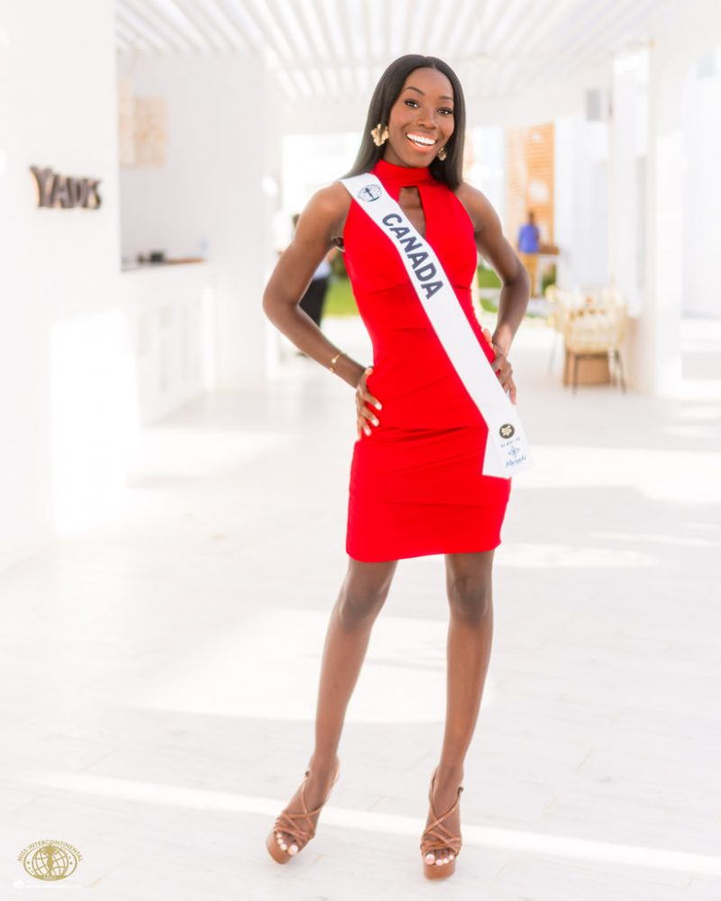Miss Intercontinental Canada Rachel Arhin - Miss Intercontinental